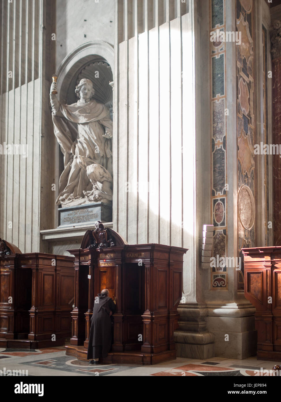 Confessional of a church hi-res stock photography and images - Alamy