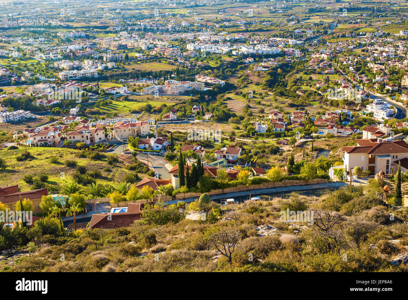 panoramic view of the village in Cyprus Stock Photo - Alamy