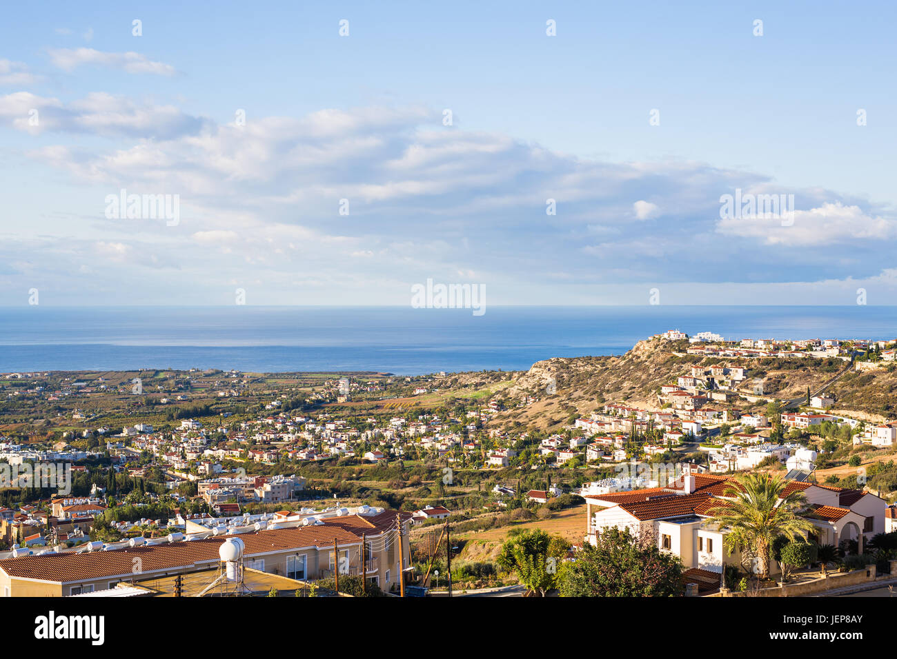 panoramic view of the village in Cyprus Stock Photo - Alamy