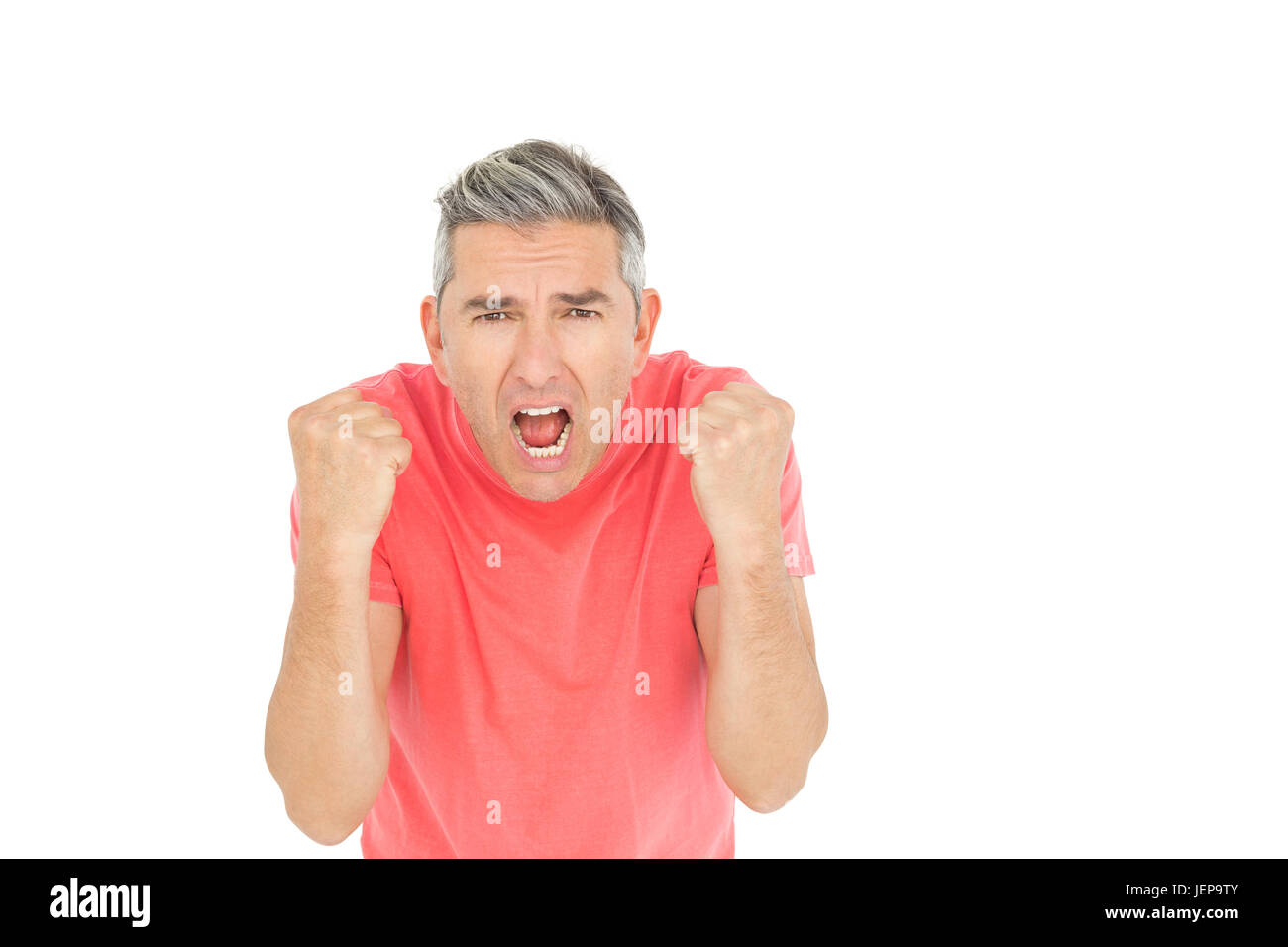 Angry mature man shouting hi-res stock photography and images - Alamy
