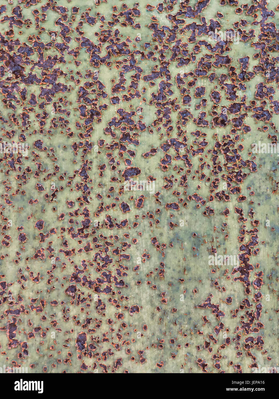 Green paint with spots of rust to use as background Stock Photo - Alamy