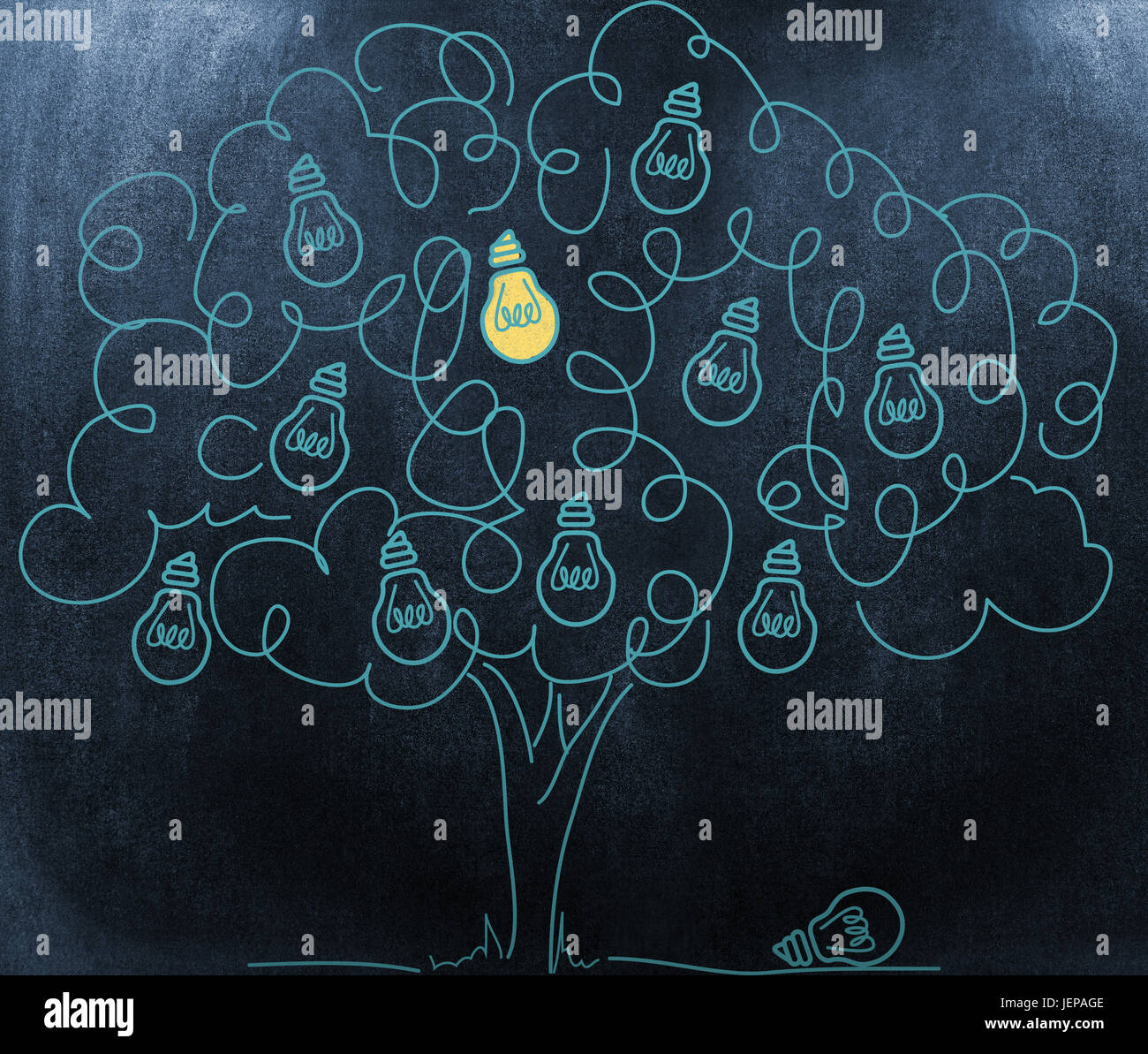 Idea tree hi-res stock photography and images - Alamy