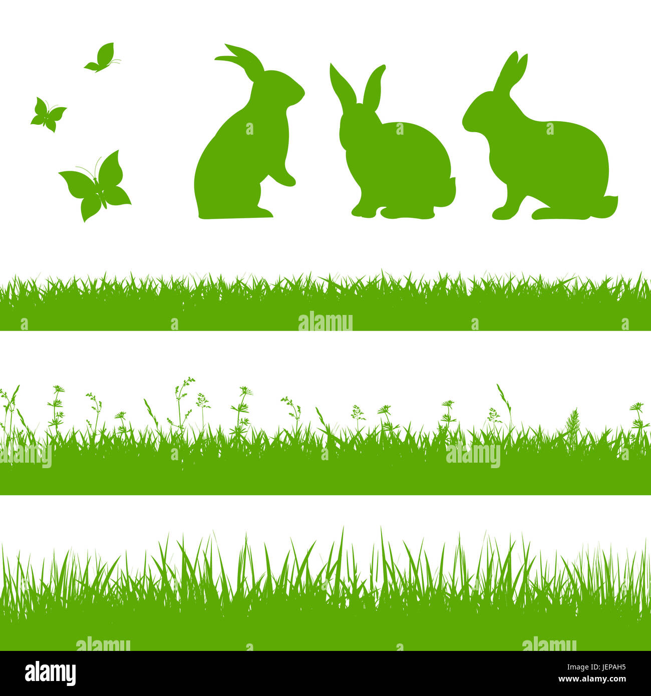 Decorative grass border hi-res stock photography and images - Alamy