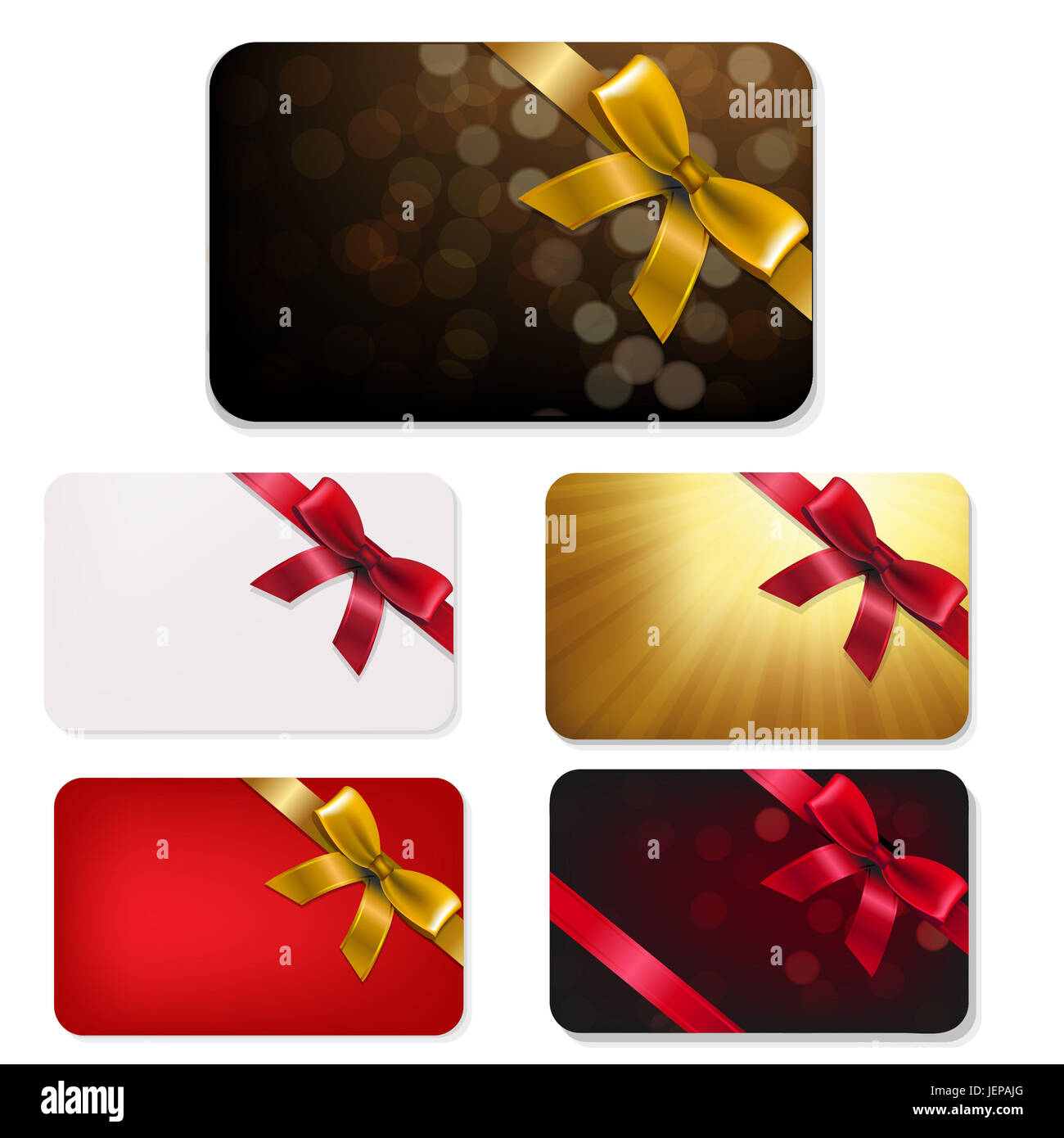 Gift card discount certificate Cut Out Stock Images & Pictures - Alamy