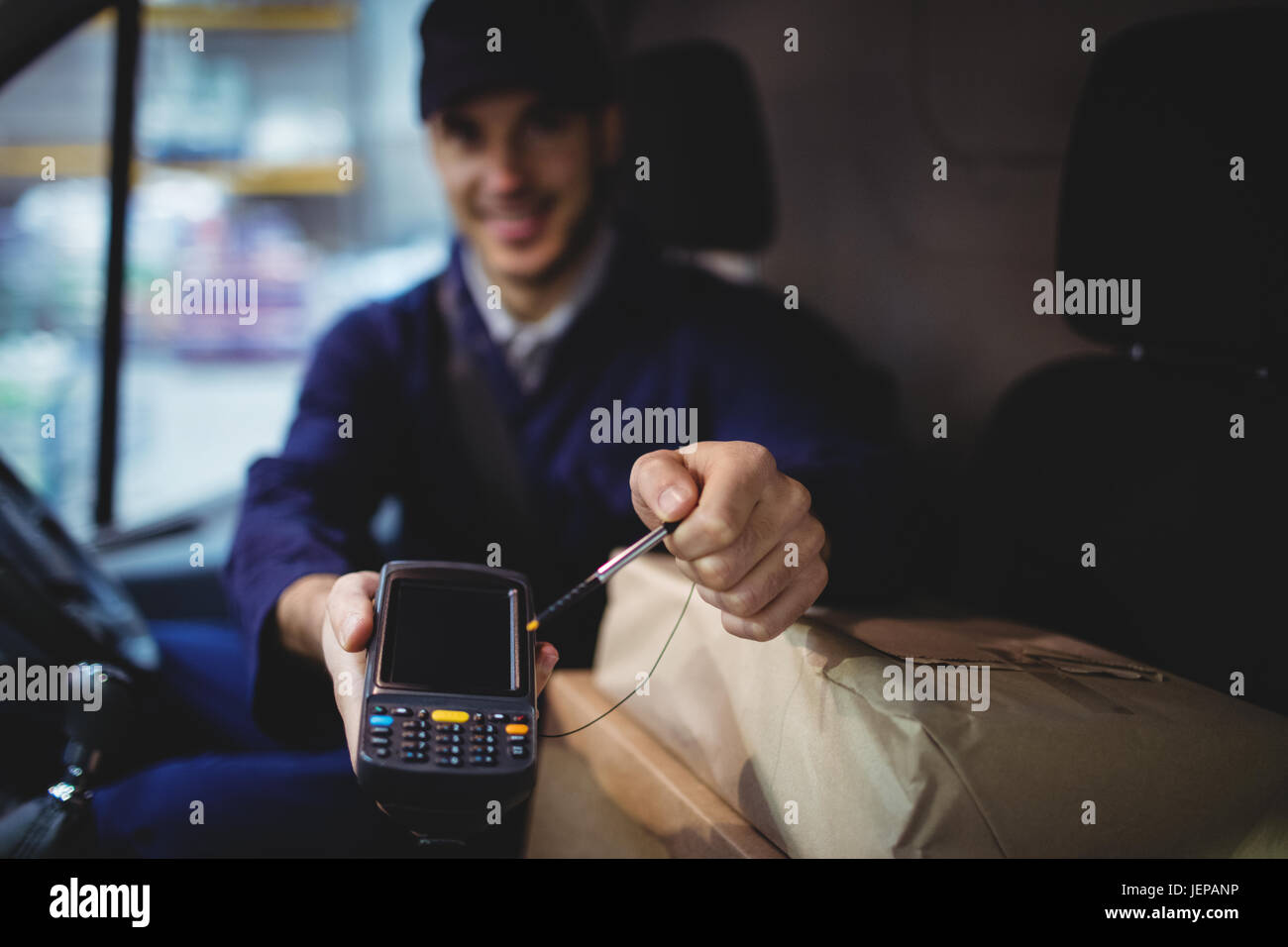 Delivery device hi-res stock photography and images - Alamy