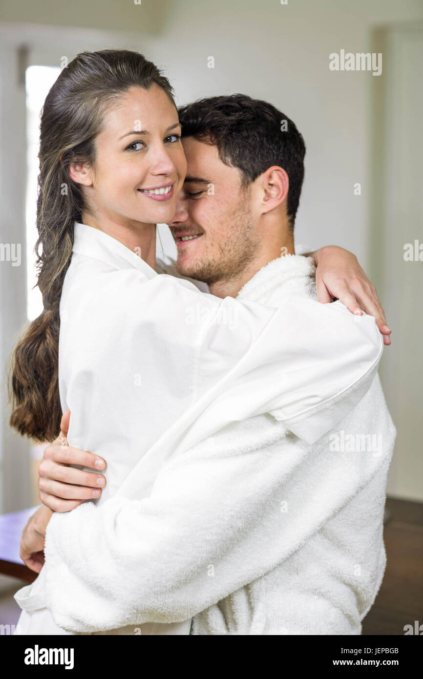 Cute couple embracing Stock Photo - Alamy