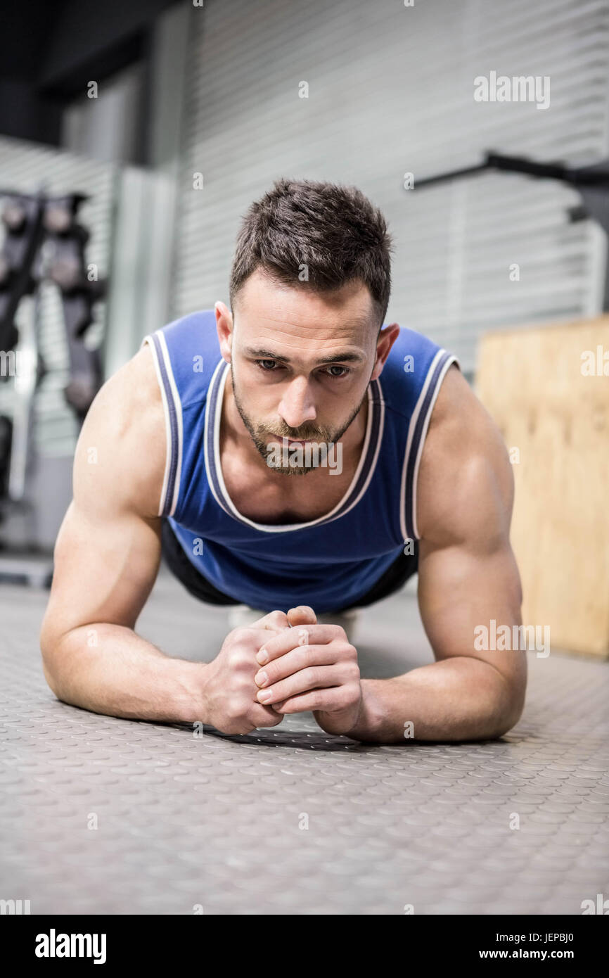 Man planking hi-res stock photography and images - Alamy