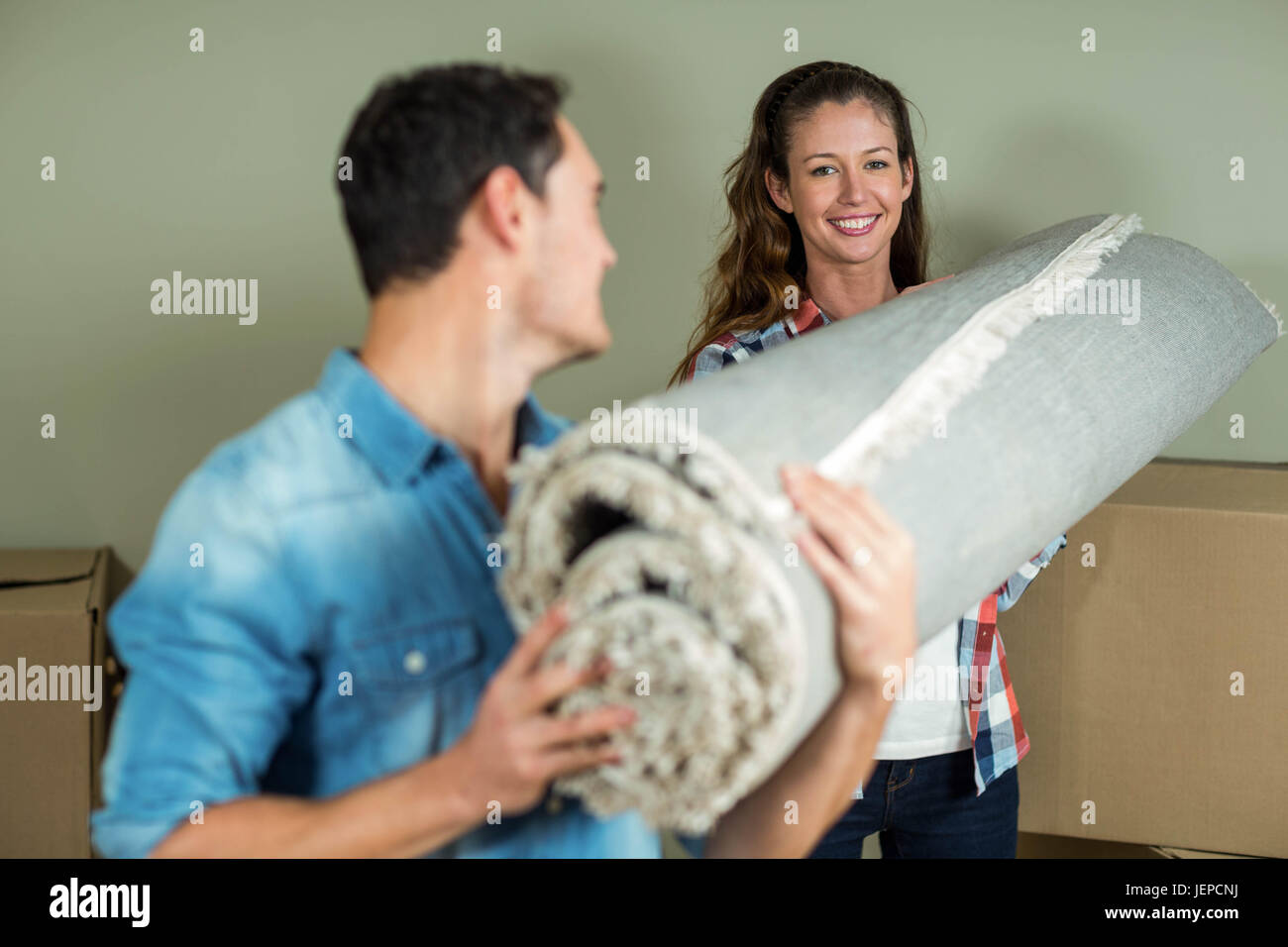 Rolled up rug hi-res stock photography and images - Alamy