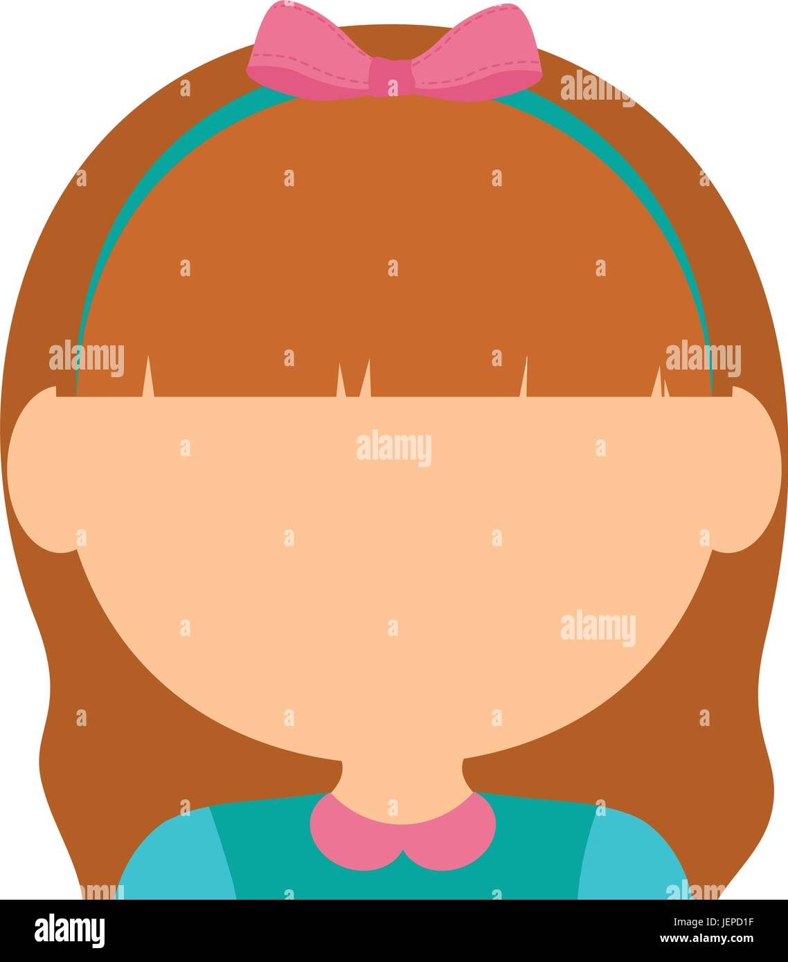 girl face icon Stock Vector Image & Art - Alamy