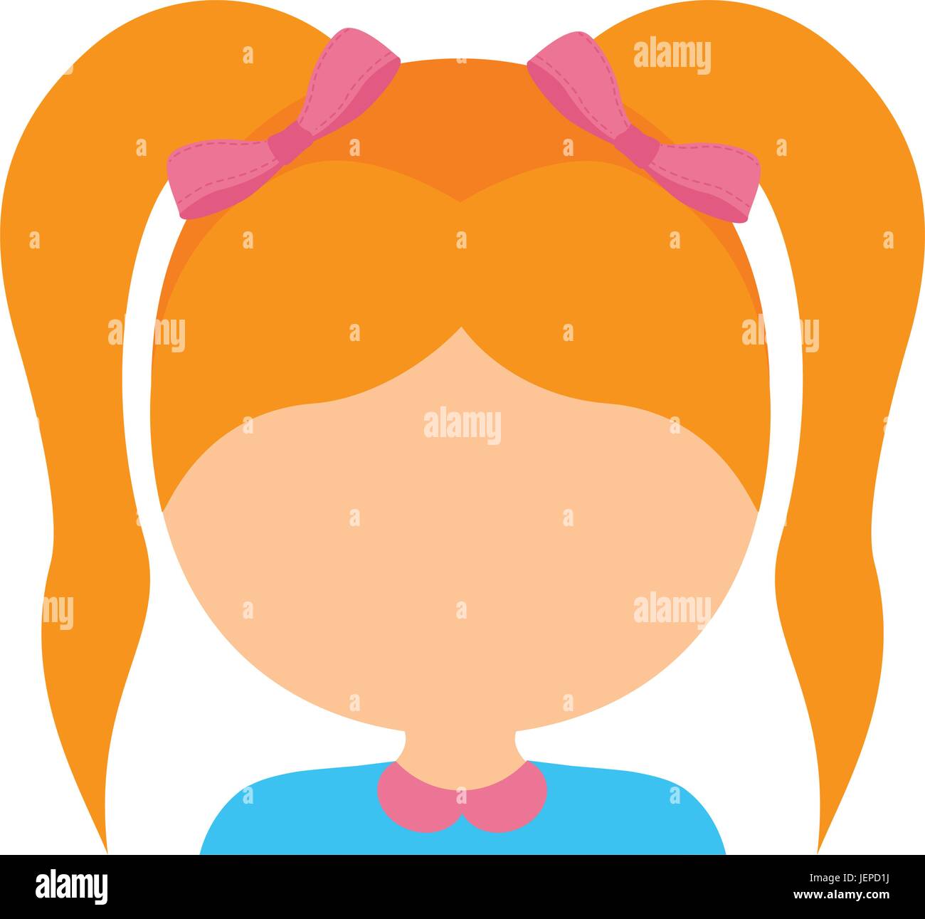girl face icon Stock Vector Image & Art - Alamy