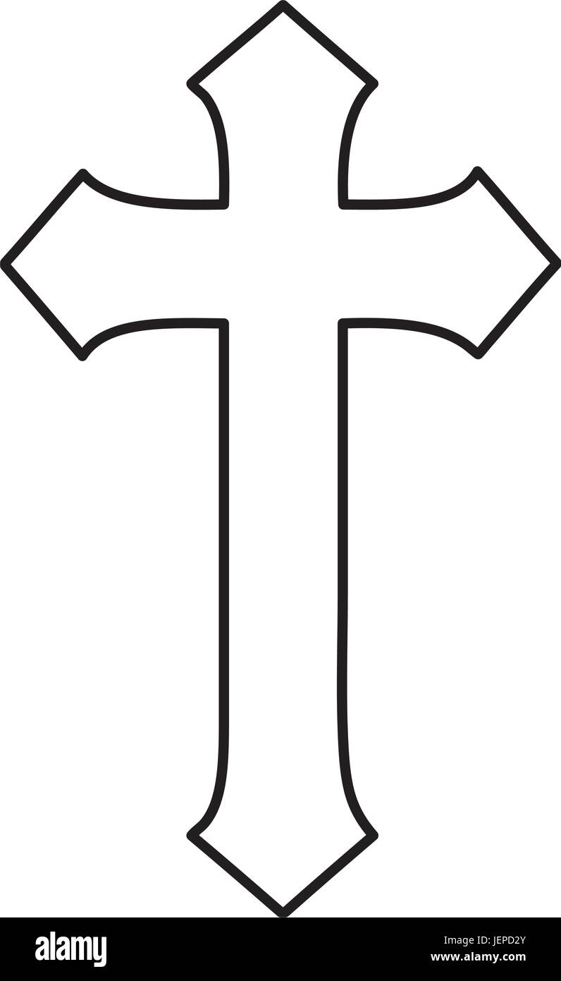 religious cross icon Stock Vector Image & Art - Alamy