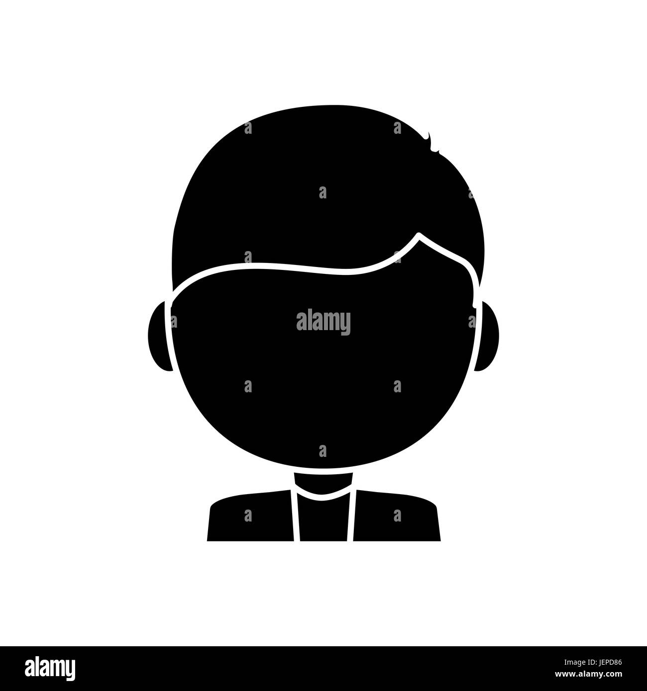 avatar boy icon Stock Photo - Alamy