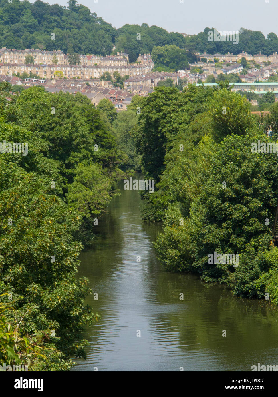 The River Avon, Bath, UNESCO World Heritage Site, Avon, England, United ...