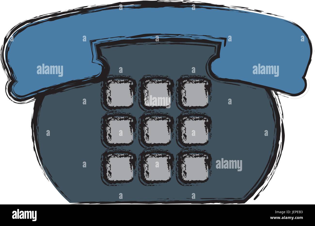 retro phone icon Stock Vector Image & Art - Alamy