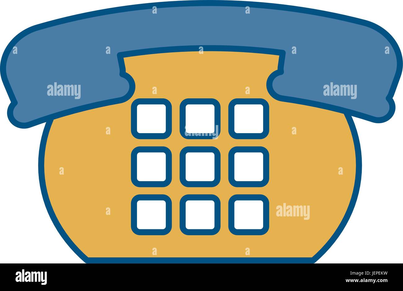 retro phone icon Stock Vector Image & Art - Alamy