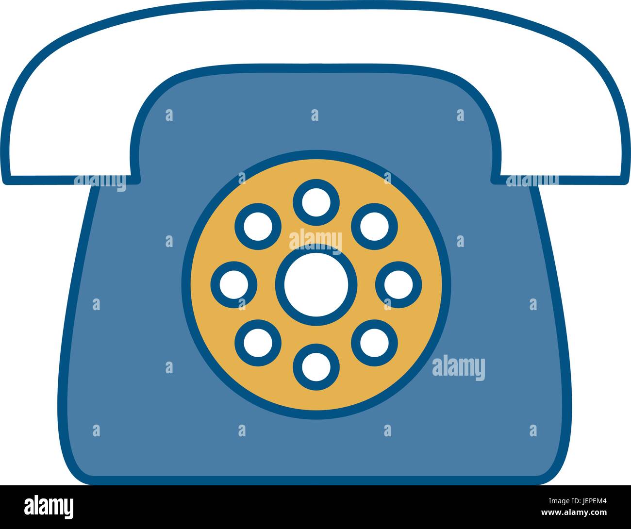 retro phone icon Stock Vector Image & Art - Alamy