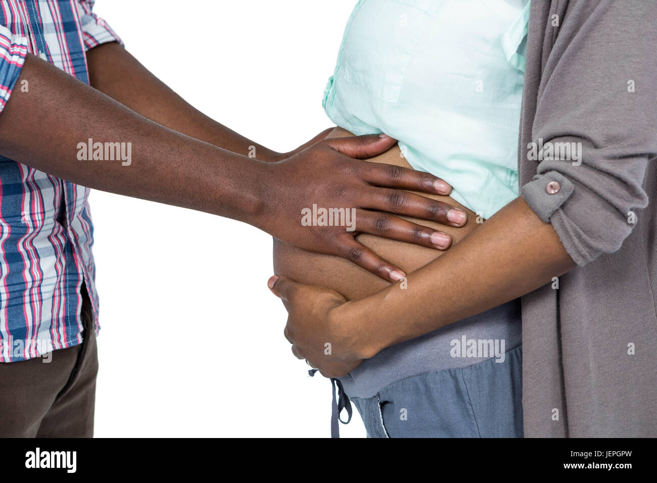 Couple expecting a baby Stock Photo - Alamy