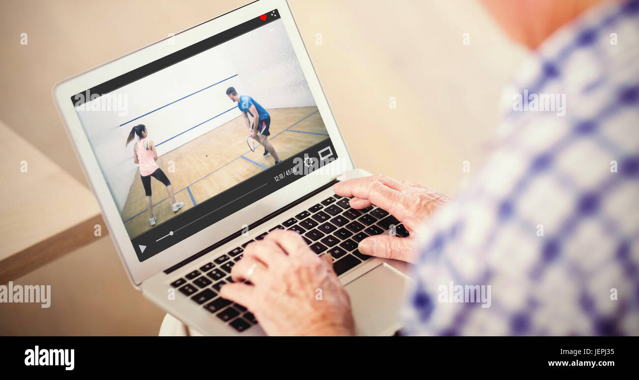 Composite image of view of lecture app Stock Photo - Alamy