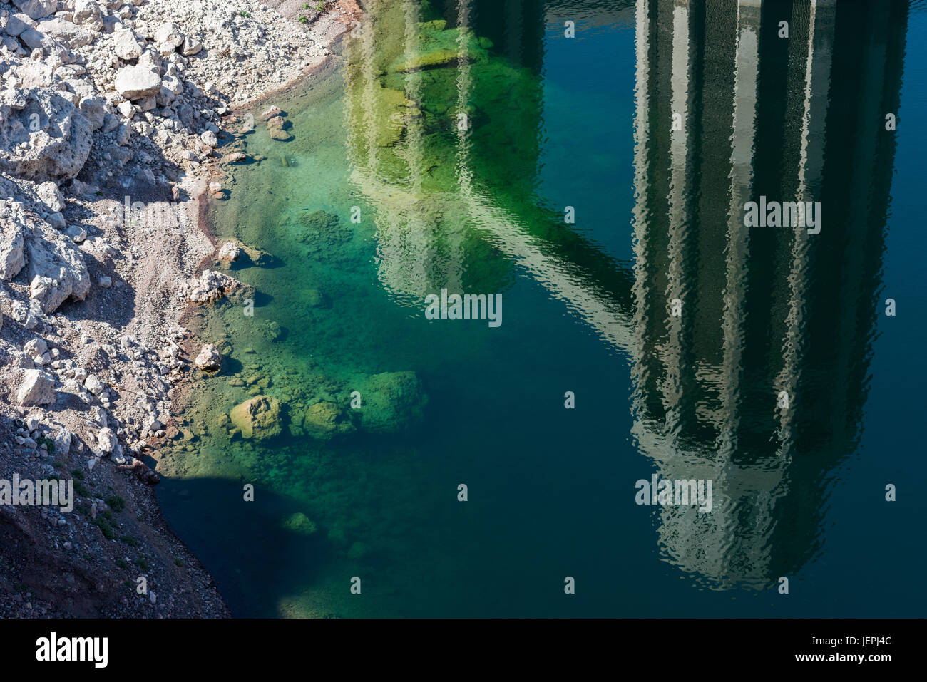 Aerial view boulder dam hi-res stock photography and images - Alamy