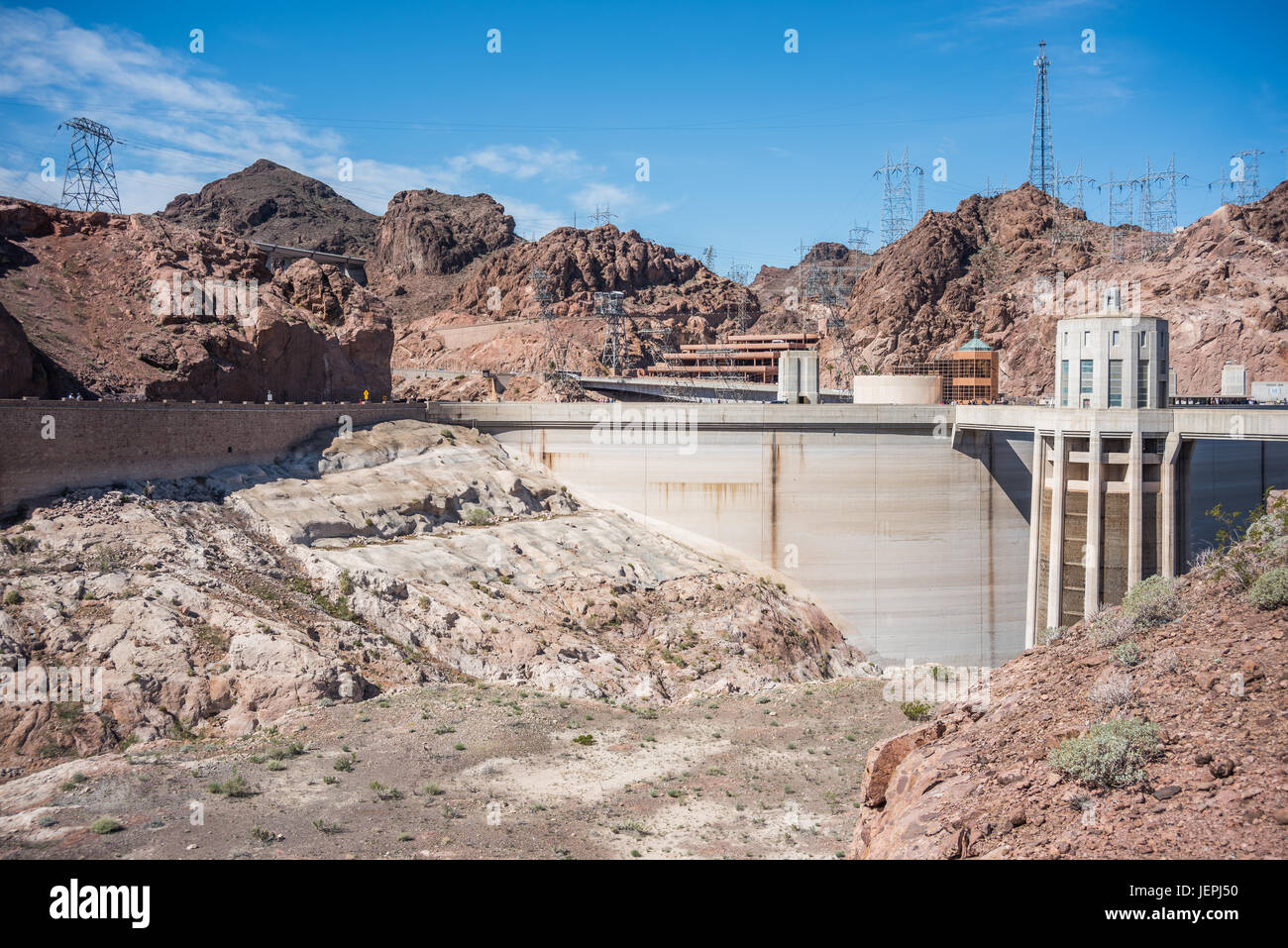 Hoover dam aerial hi-res stock photography and images - Alamy