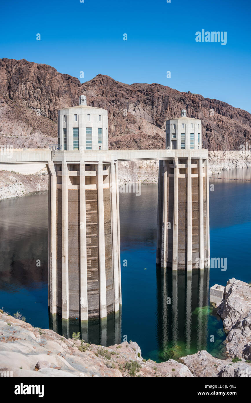 Hoover dam aerial hi-res stock photography and images - Alamy