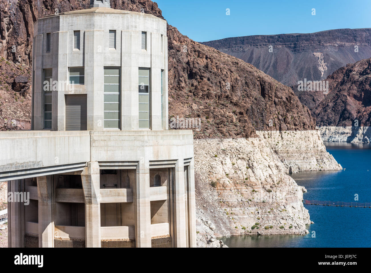 Infrastructure of the Boulder Dam Stock Photo - Alamy