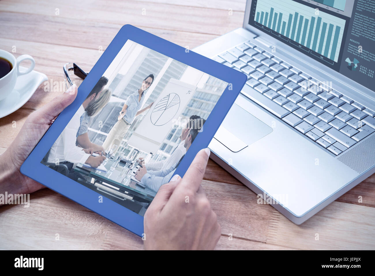 Composite image of business interface Stock Photo - Alamy