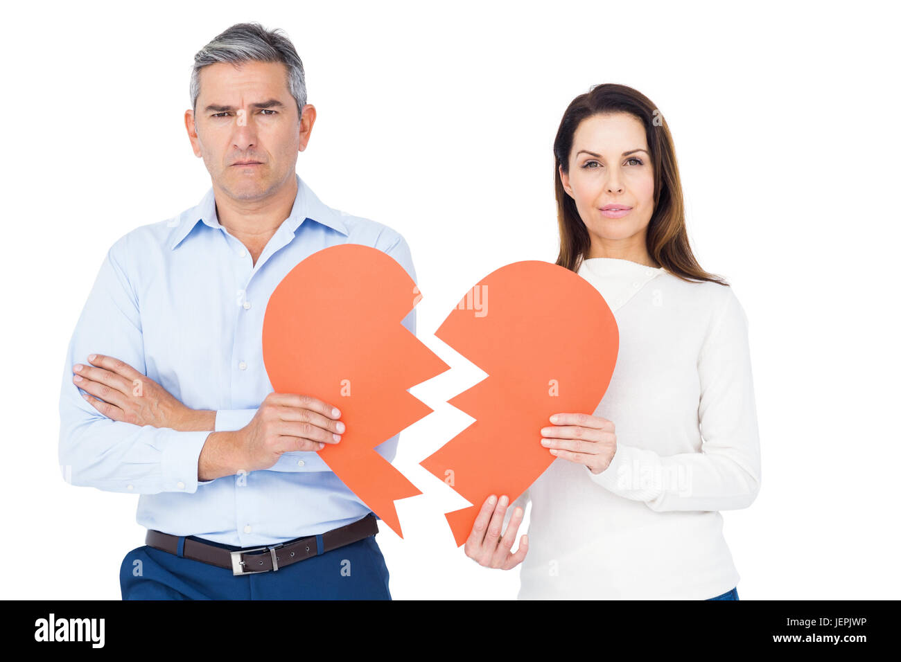 Woman broken heart Cut Out Stock Images & Pictures - Alamy