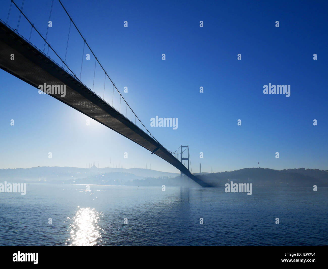 Turkey first bosphorus bridge suspension hi-res stock photography and ...
