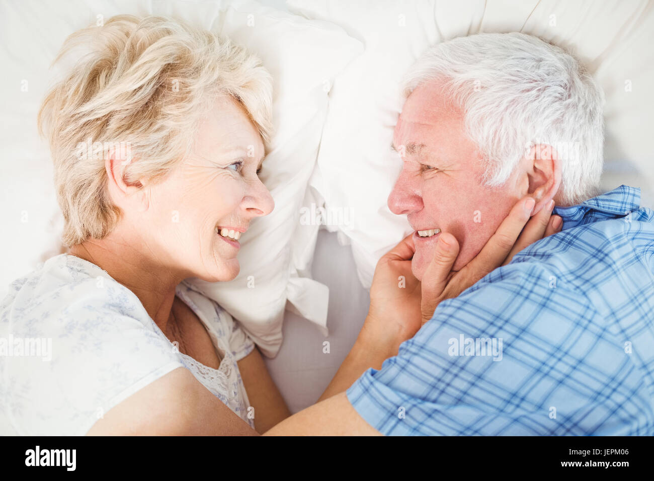 Overhead view mature elderly woman hi-res stock photography and images ...