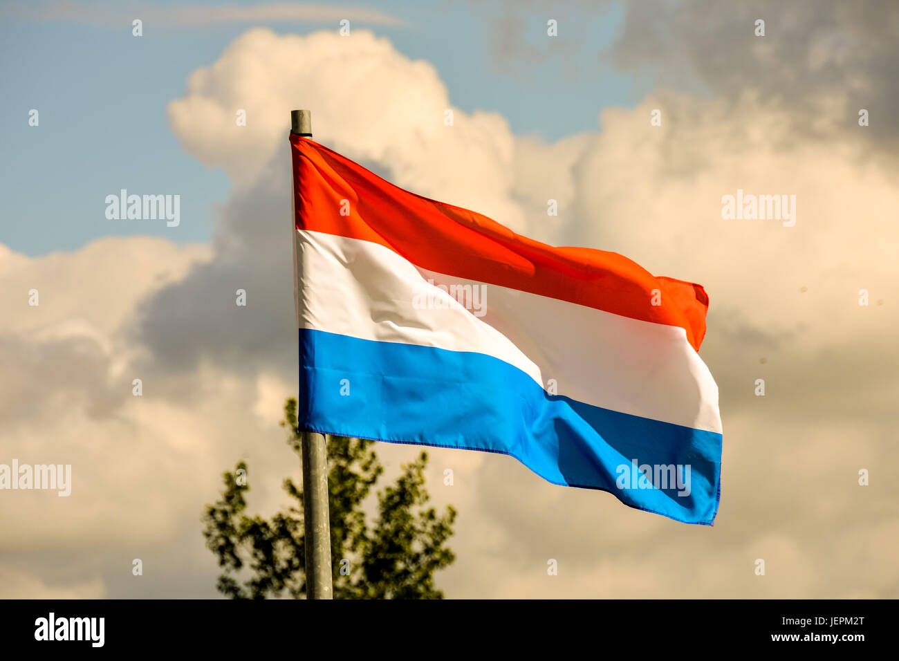 Photo Picture of a Moving french Flag in the Wind Stock Photo - Alamy