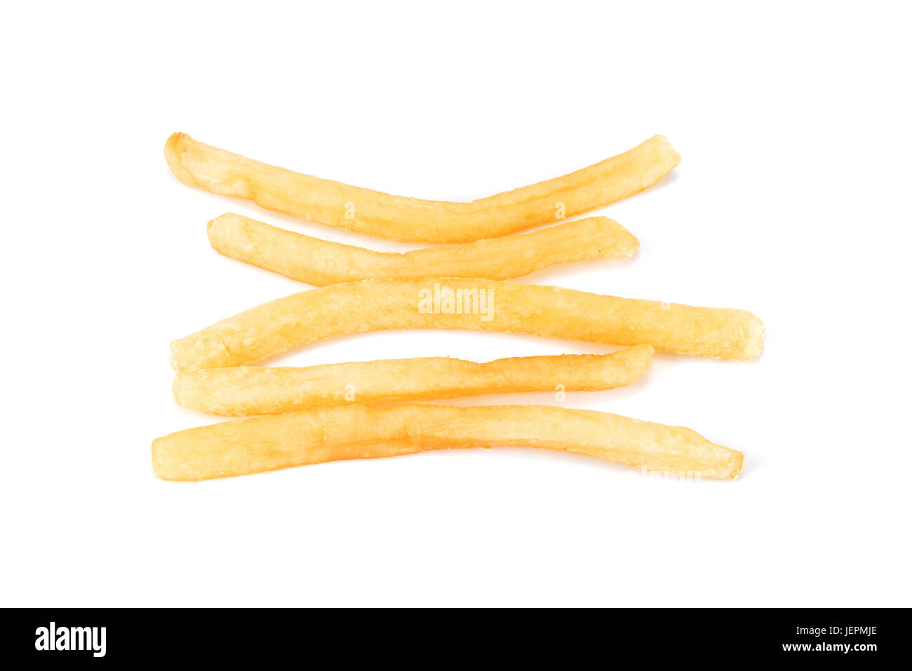 potato fry on white isolated background, French fries isolated Stock ...