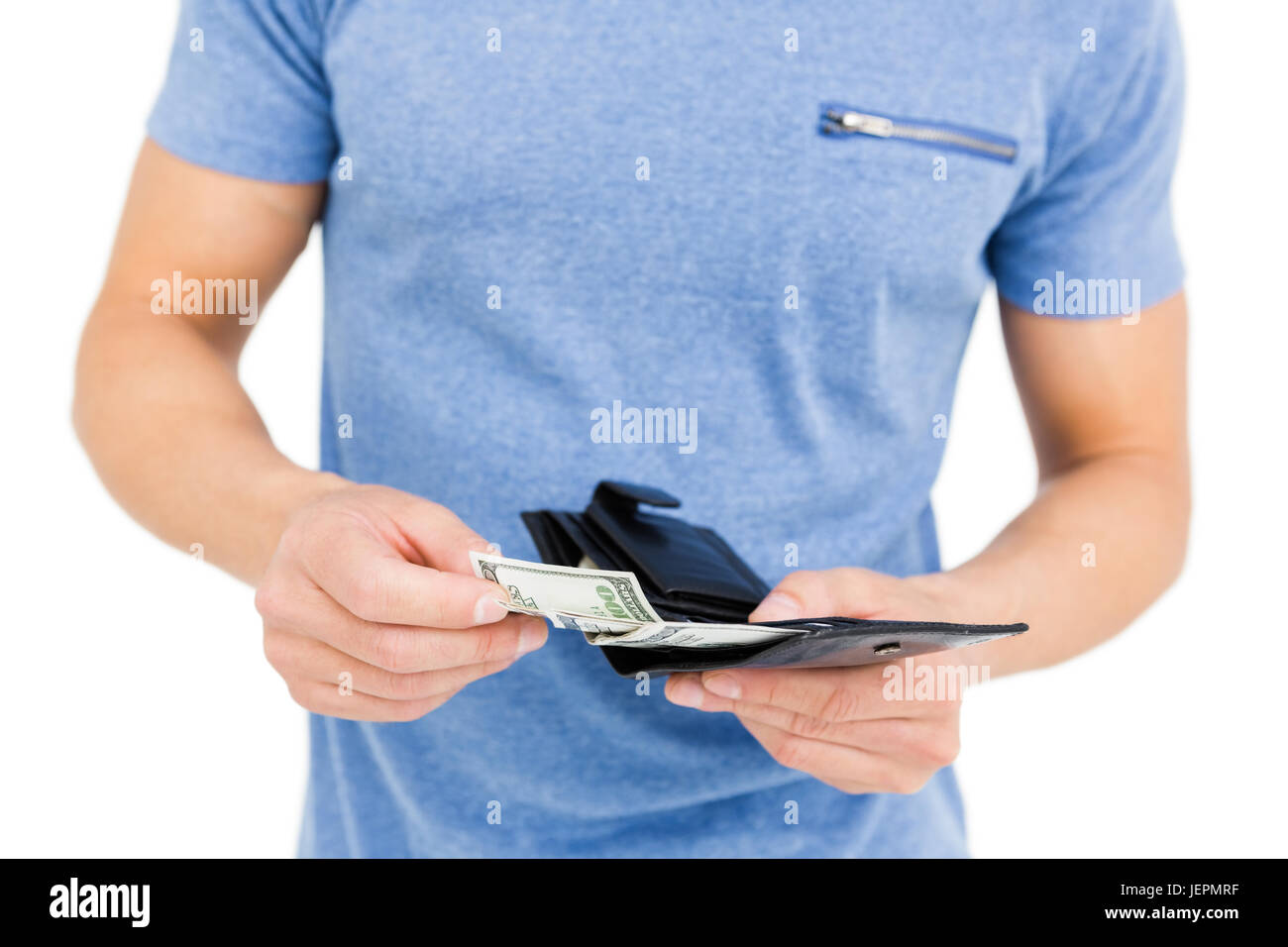 Money out from wallet hi-res stock photography and images - Alamy