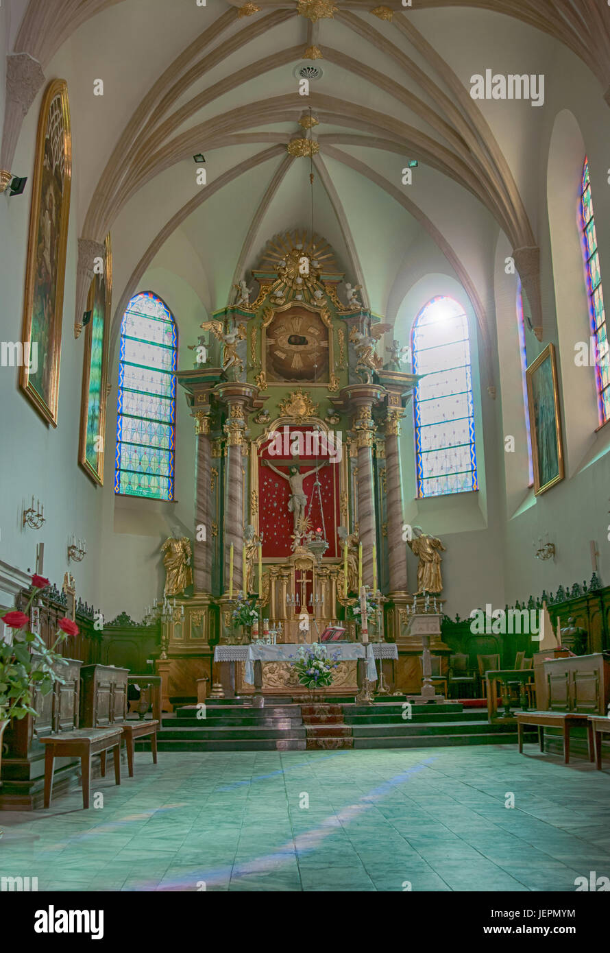 Ukraine cathedral catholic church in Sambor Stock Photo - Alamy