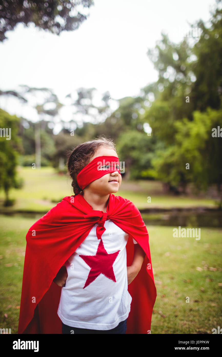 Girl in cape and mask hi-res stock photography and images - Alamy