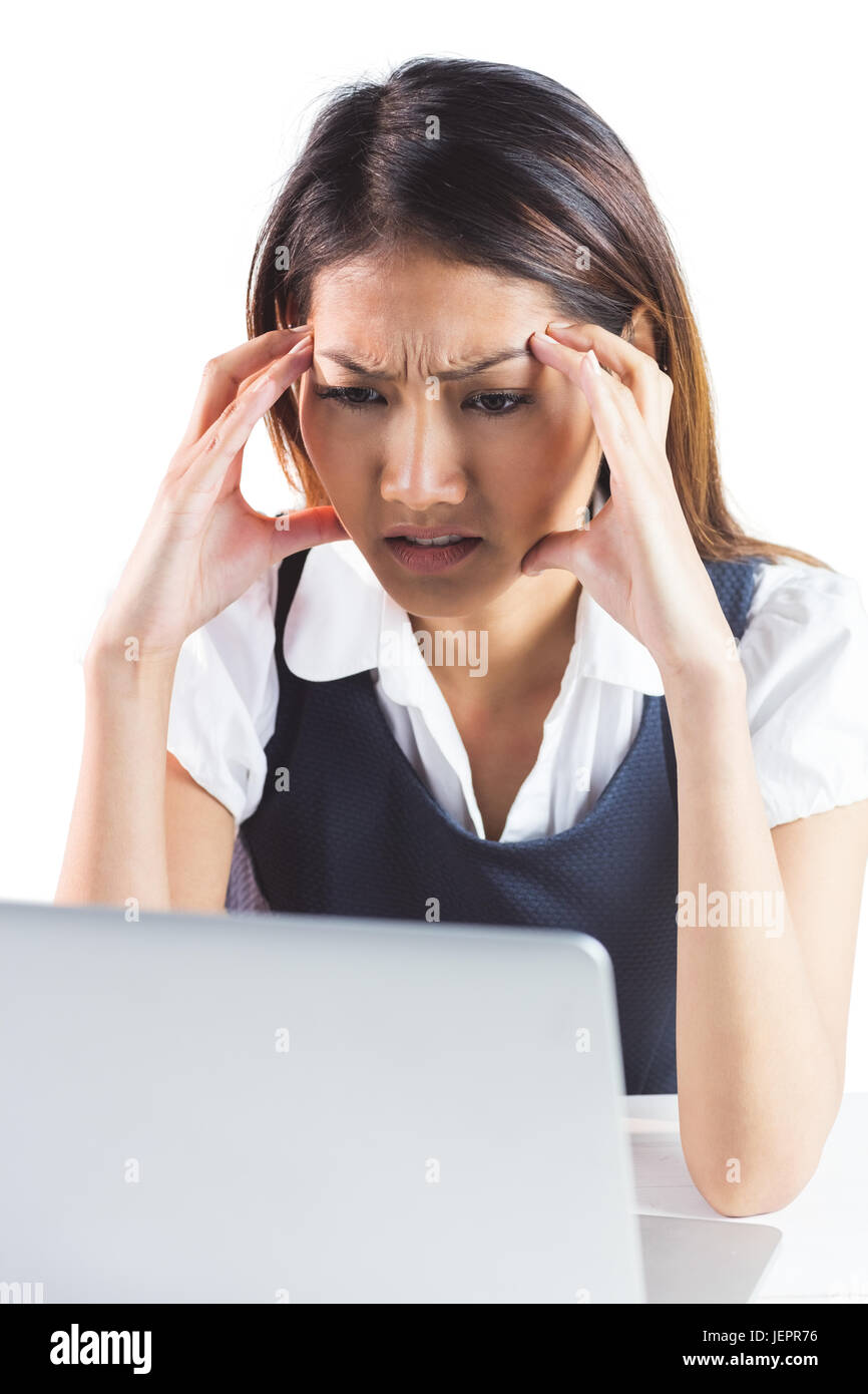 Annoyed laptop typing hi-res stock photography and images - Alamy