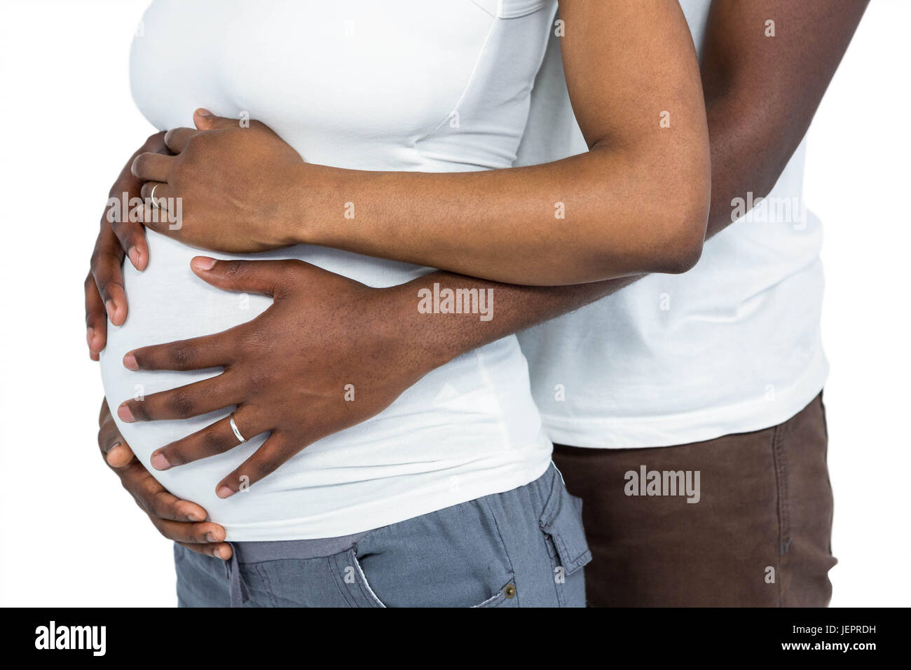 Couple expecting a baby Stock Photo - Alamy