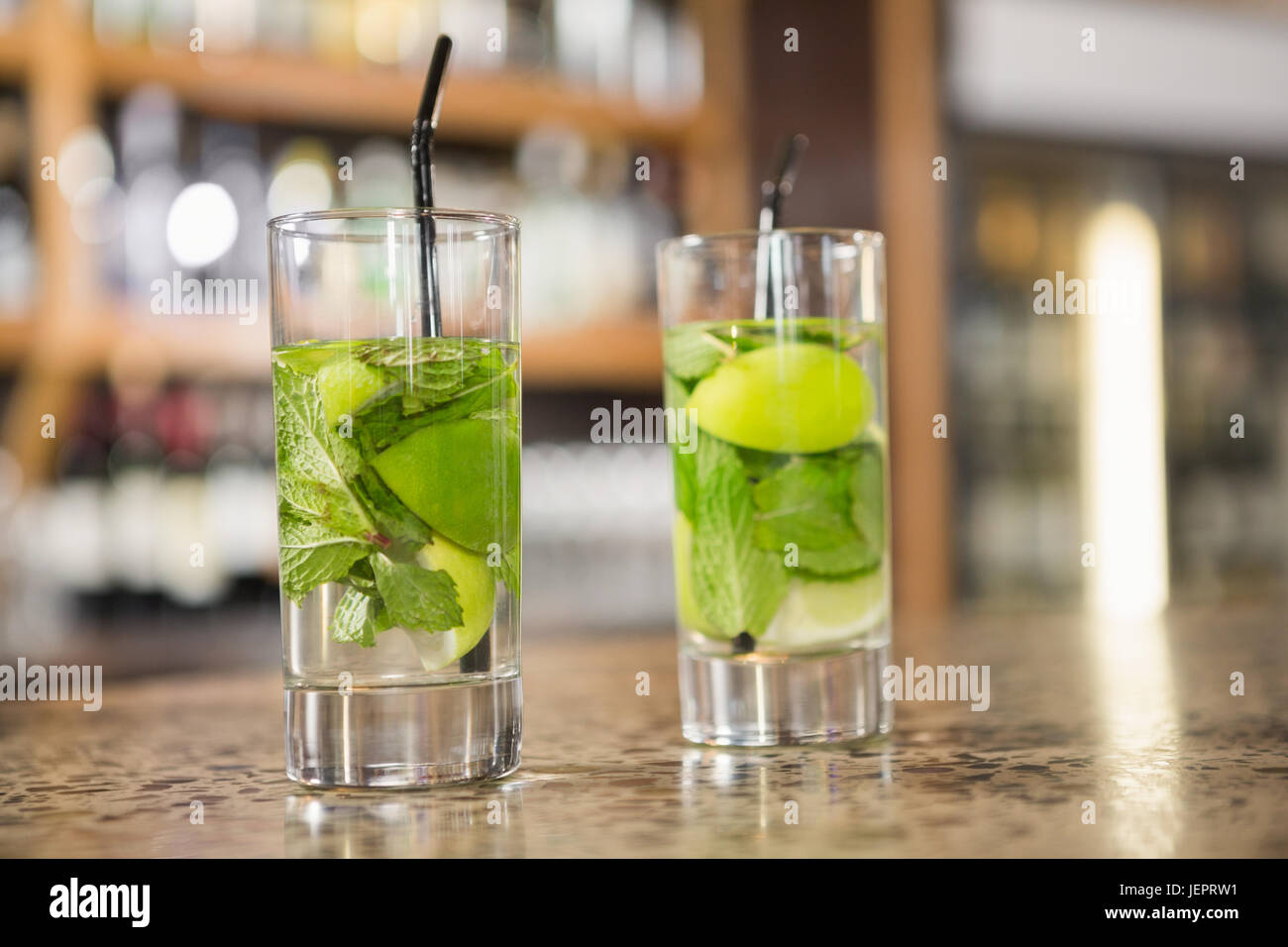 View of a cocktail Stock Photo - Alamy