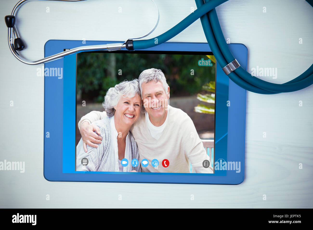 Video chat medical app hi-res stock photography and images - Alamy