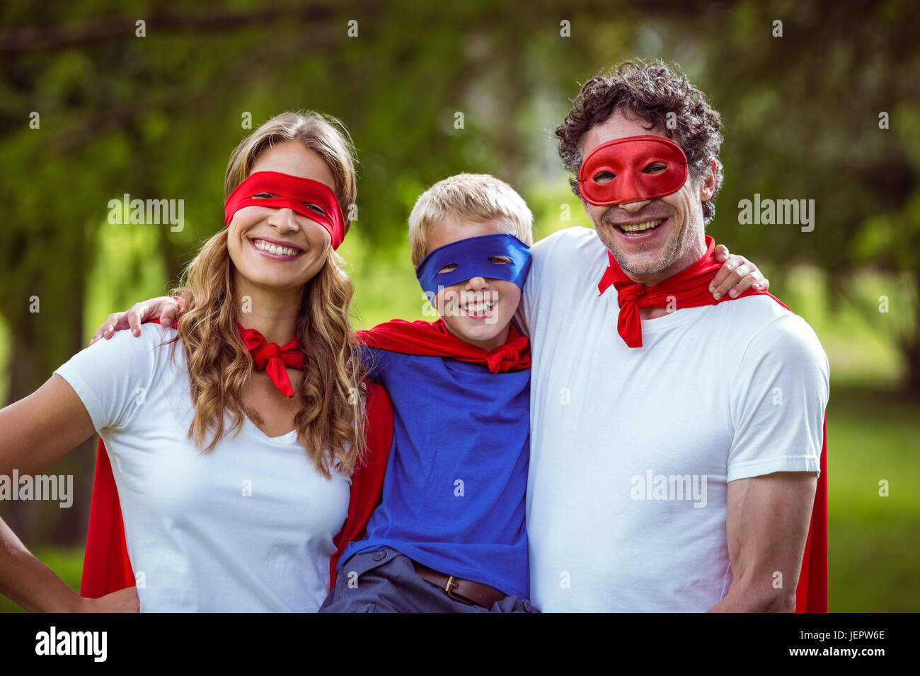 Superhero family hi-res stock photography and images - Alamy