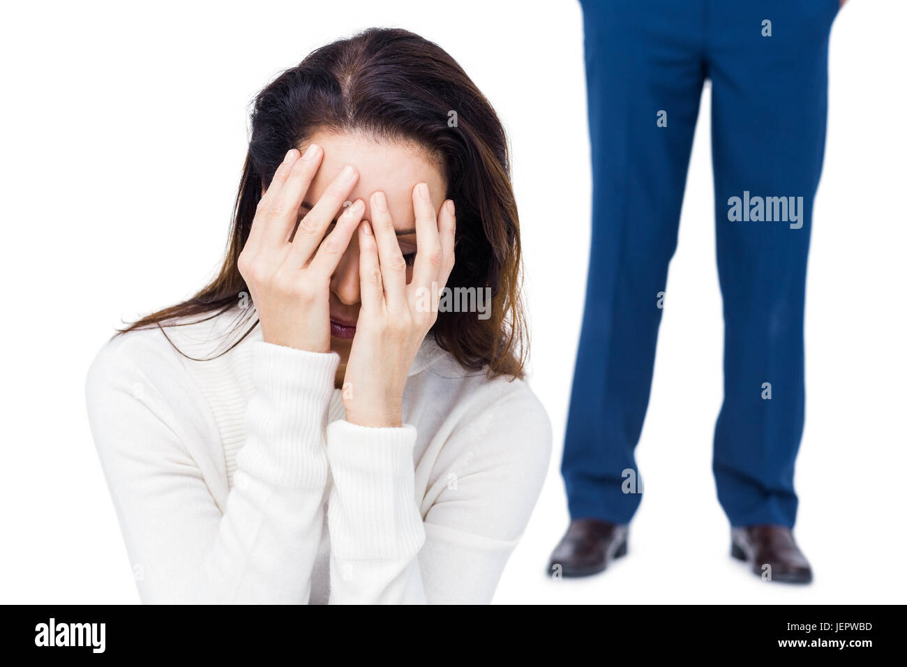 Angry couple ignoring each other Stock Photo - Alamy