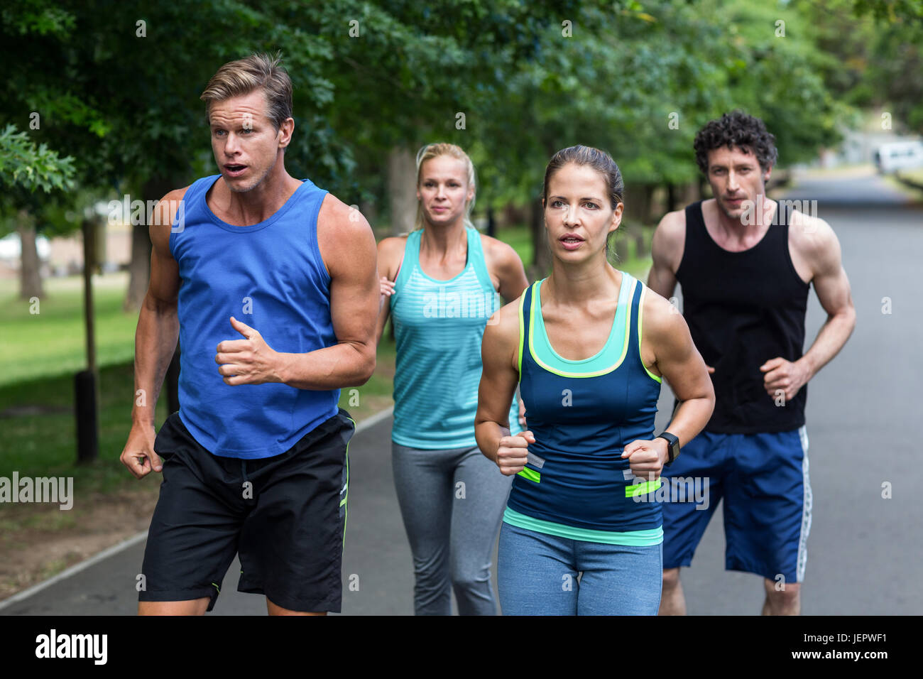 Marathon athletes running Stock Photo - Alamy