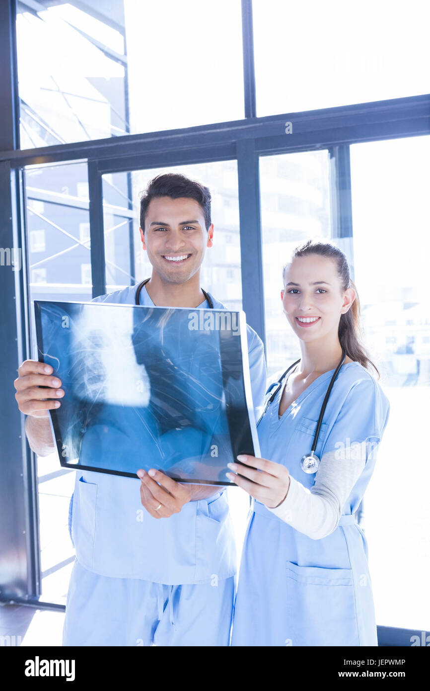 Medical team examining x-ray Stock Photo - Alamy