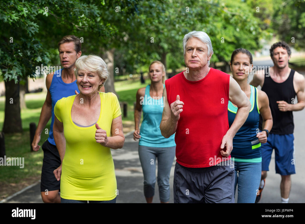 Marathon athletes running Stock Photo - Alamy