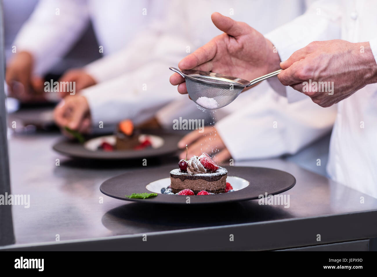 Woman Finishing Her Plate High Resolution Stock Photography and Images ...