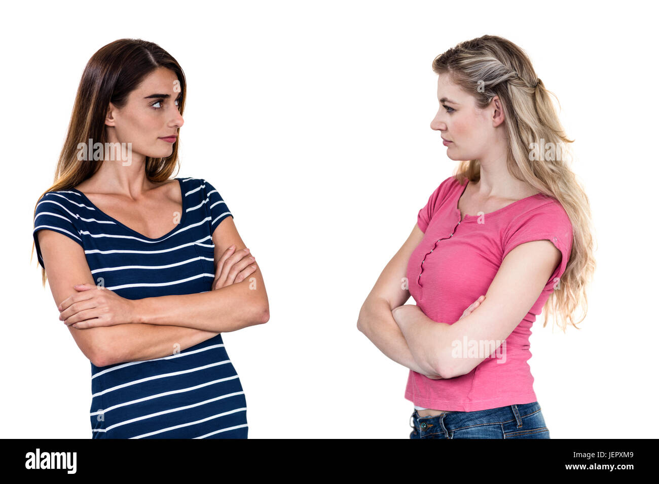 Friends arguing while standing Stock Photo - Alamy