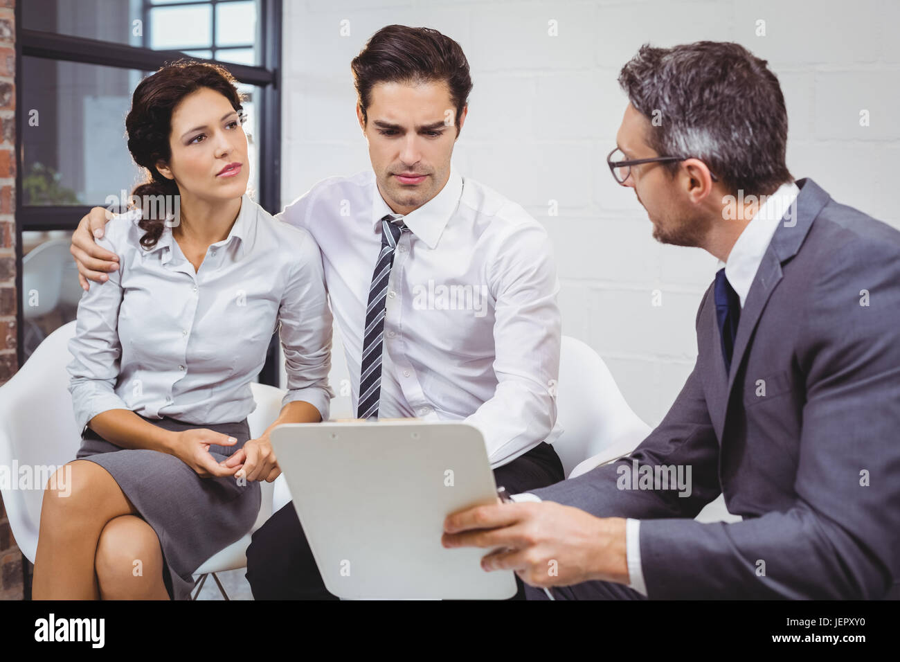 Serious client hi-res stock photography and images - Alamy