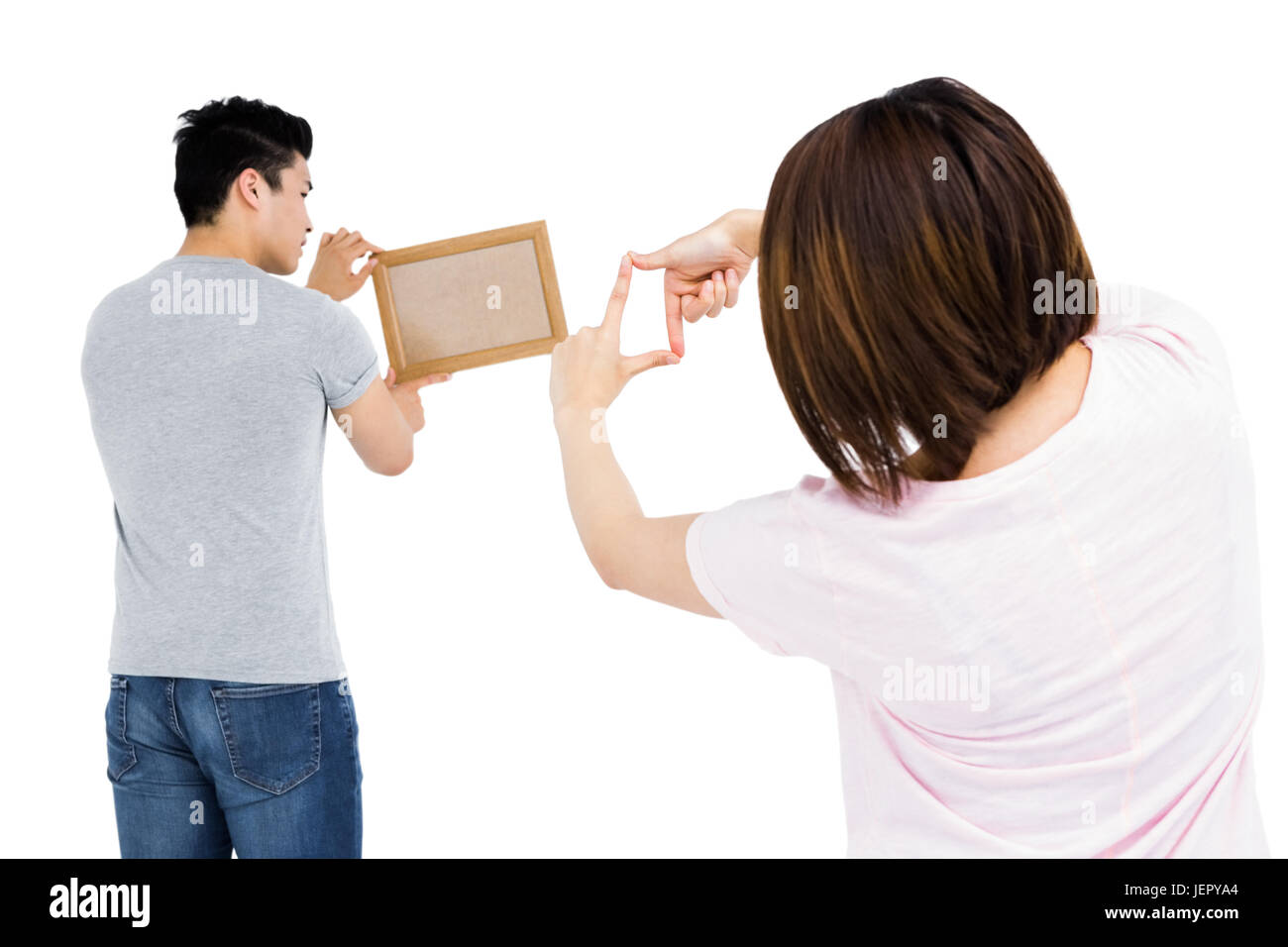 Adult hanging picture frame hi-res stock photography and images - Alamy