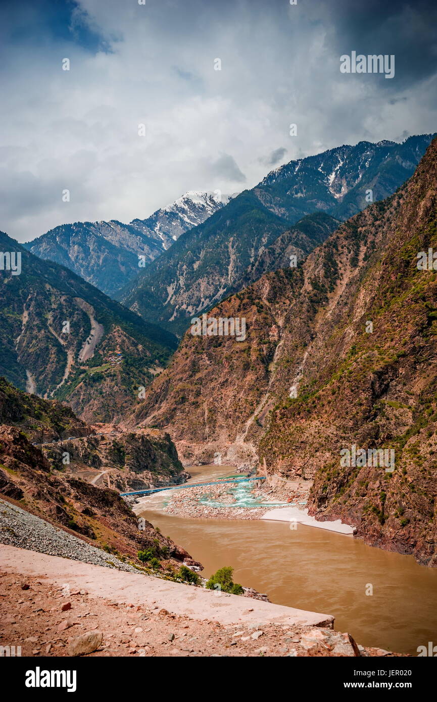 Kunhar river between Naran and Batakundi, Pakistan Stock Photo - Alamy