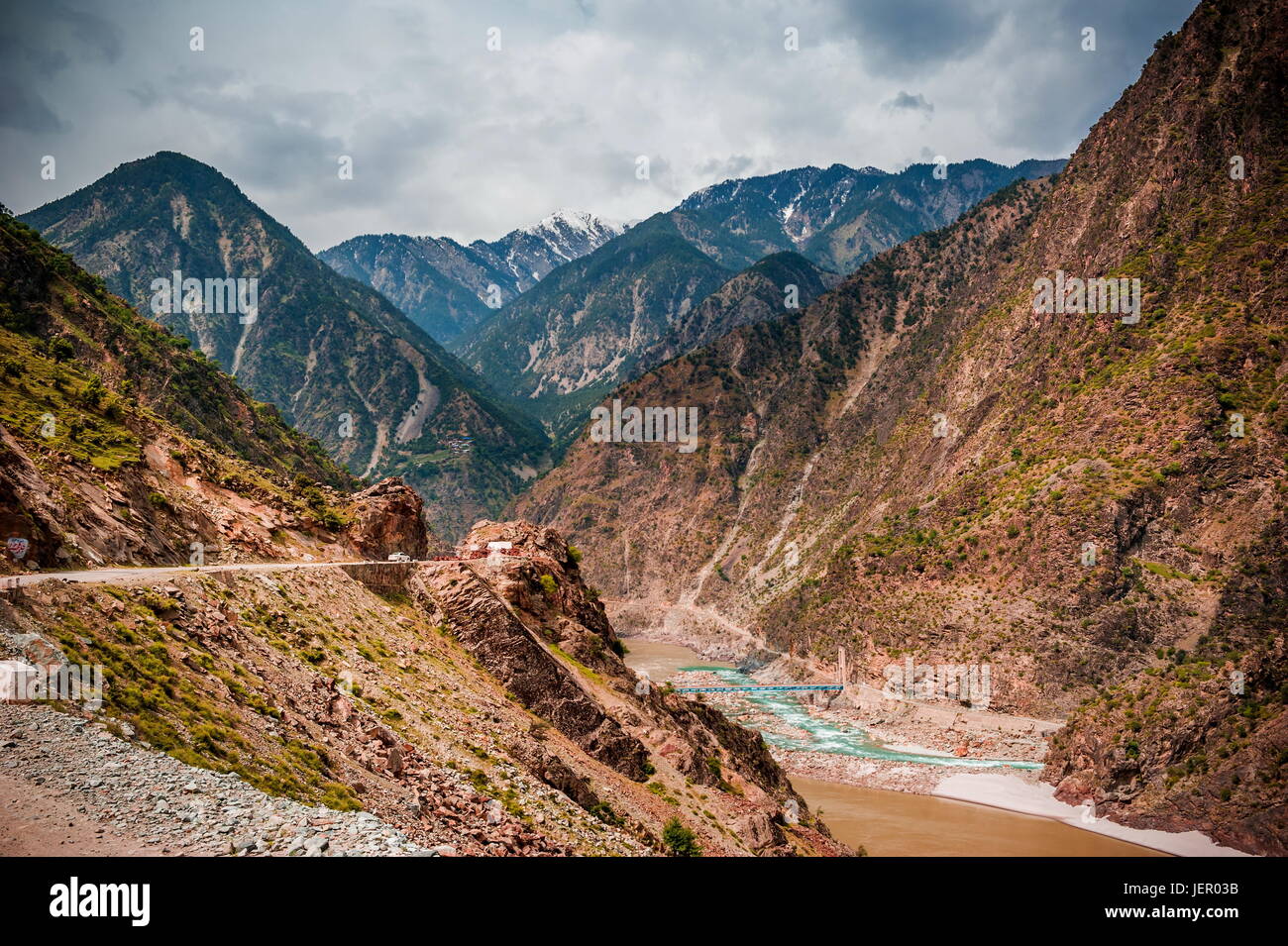 Kunhar river between Naran and Batakundi, Pakistan Stock Photo - Alamy